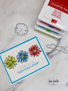 Color & Contour Happy Birthday Card - Ann Verillo, StampWithAnn.com