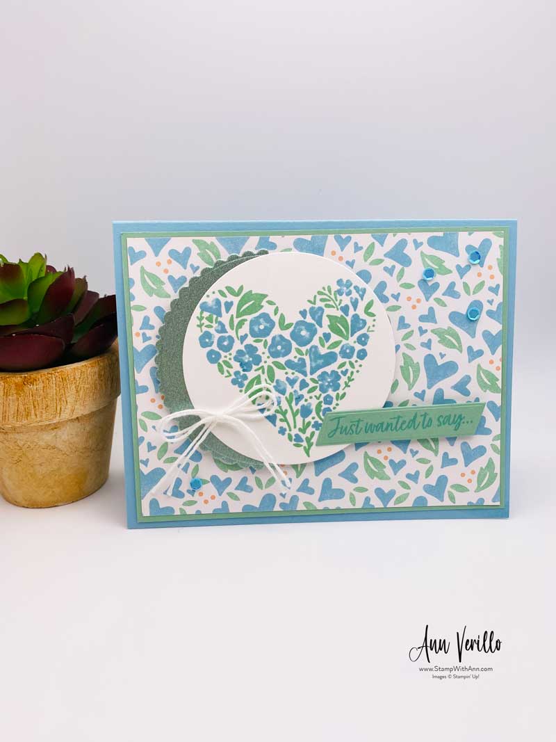 Stampin' Up! Country Bouquet Card - Ann Verillo, StampWithAnn.com