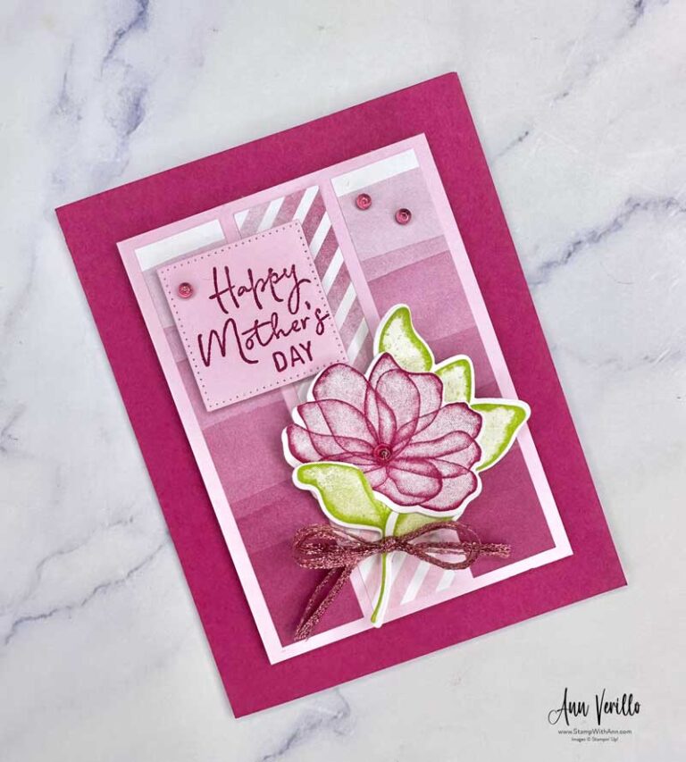 Stampin' Up! Translucent Florals Mother's Day Card - Ann Verillo ...
