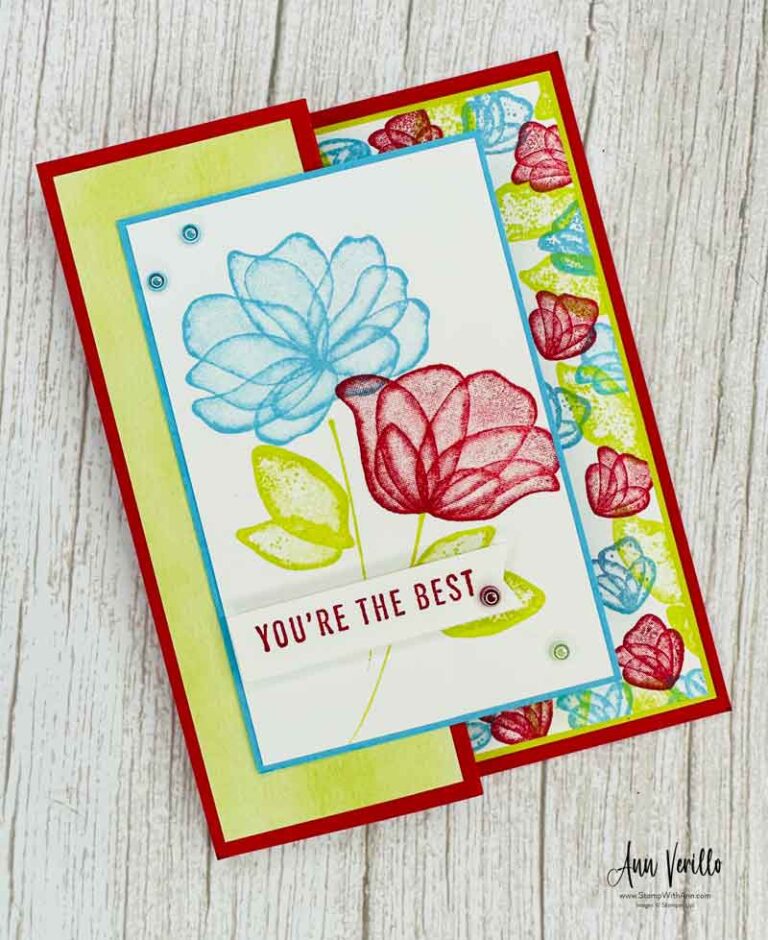 Stampin' Up! Translucent Florals Greeting Card - Ann Verillo ...