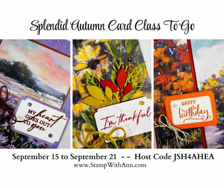 Stampin' Up! Splendid Autumn Birthday Card - Ann Verillo, StampWithAnn.com